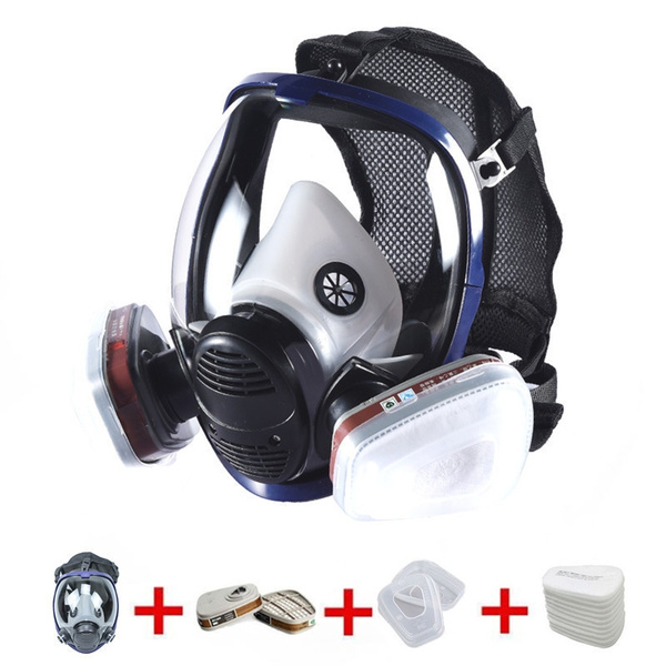 15 in 1 New Gas Mask Full Face Facepiece Respirator Painting Spraying ...