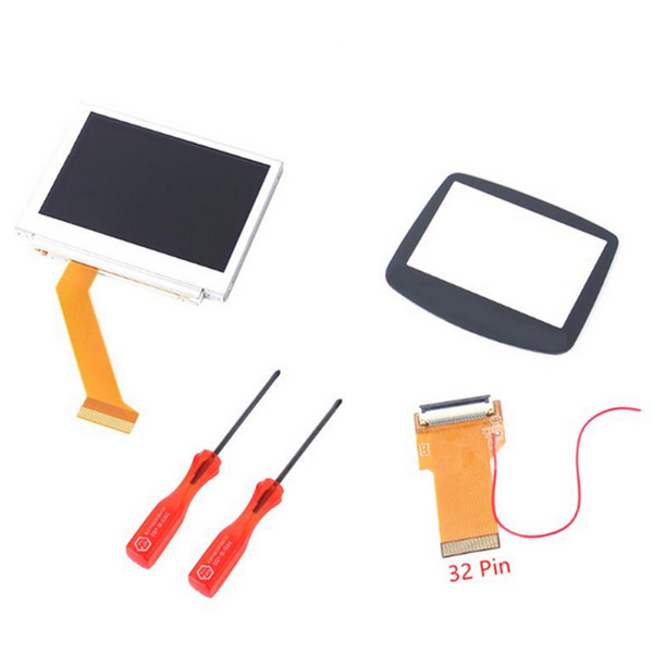 Replacement for Gameboy Advance MOD LCD Backlight Kit 32/40 Pin for GBA ...