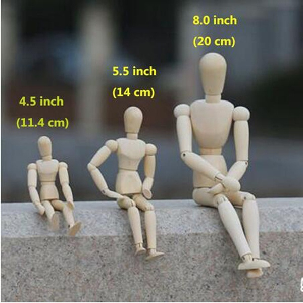 Artist Movable Limbs Male Wooden Figure Model Mannequin bjd Art Sketch ...