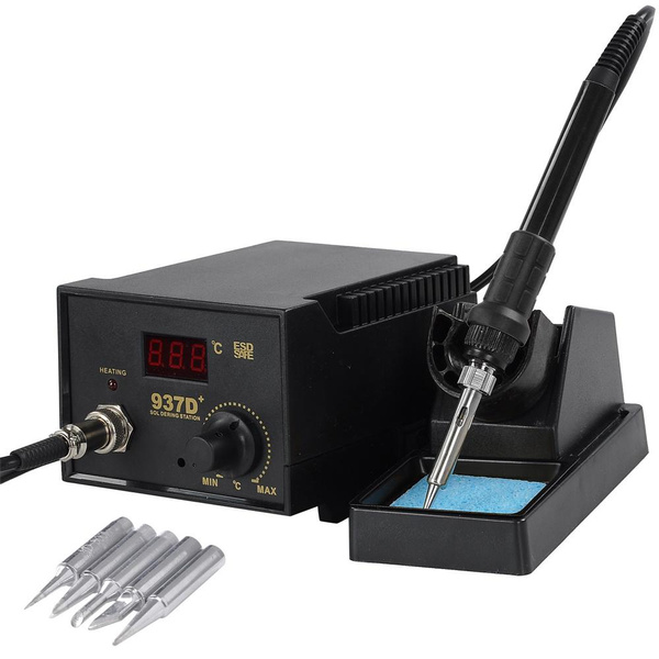 Yescom 937D 60W Soldering Station Iron Welding ESD Welder Digital ...