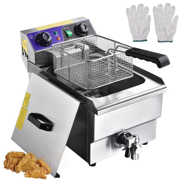 Yescom Commercial Professional Electric 11.7L Deep Fryer Timer and ...
