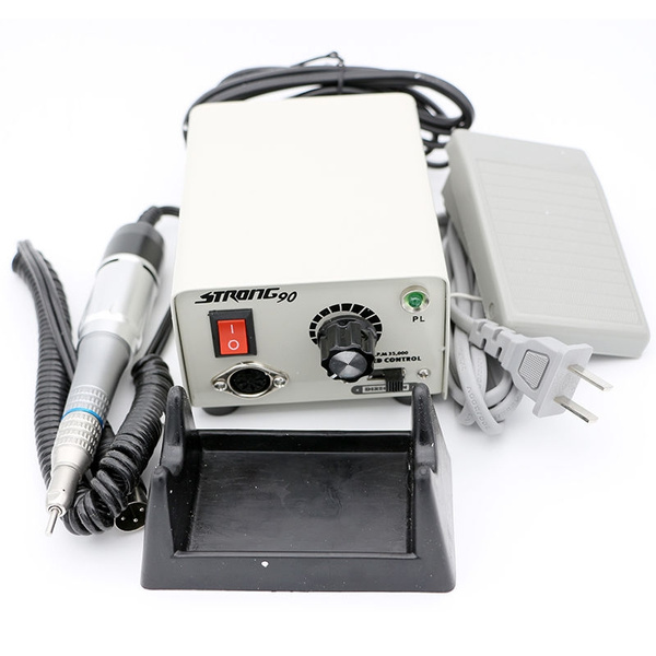 Dental micro motor strong90 E-type with foot pedal straight nose cone ...