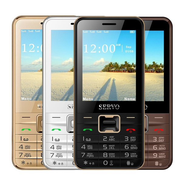Original SERVO V8100 Phone With Quad SIM 4 SIM card 4 standby Bluetooth ...