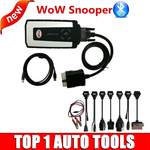 TCS CDP Pro Wow Snooper with 5.008 R2 Keygen software+Full set 8pcs Car ...