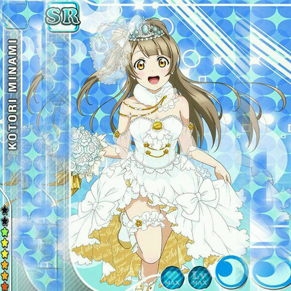 LoveLive! Minami Kotori Cosplay Costumes Romantic Wedding Dress Love ...