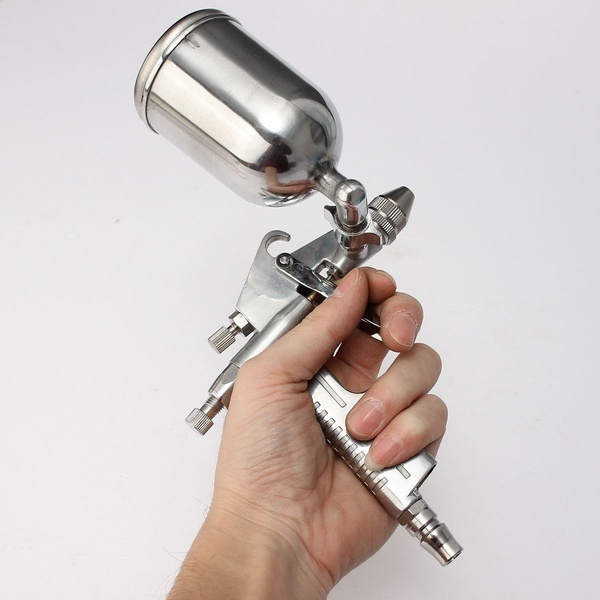 Pro Gravity Feed Mini Air Paint Spray Gun Sprayer Compressor Tool 0.5mm ...