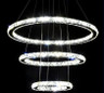 Modern lighting 3 ring Chandelier Hot Sale Led Crystal Chandelier Light ...