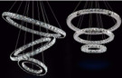 Modern lighting 3 ring Chandelier Hot Sale Led Crystal Chandelier Light ...