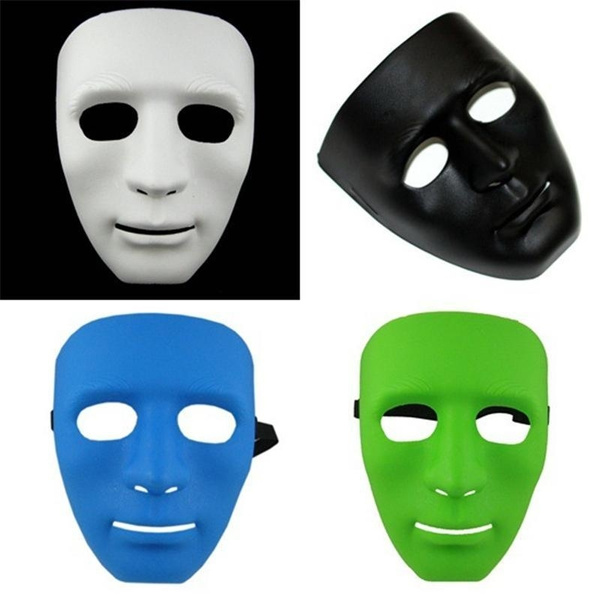 Full Face Plastic Plain Mask Costume Party Dance Opera Hip Hop Mask | Wish