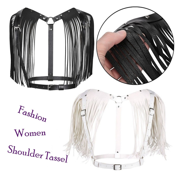 Women Adjustable Role-play Character Body Chest Harness Bondage Belt ...