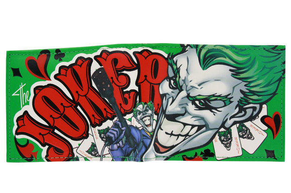 DC Comics Joker Sublimated Bi-Fold Wallet | Wish