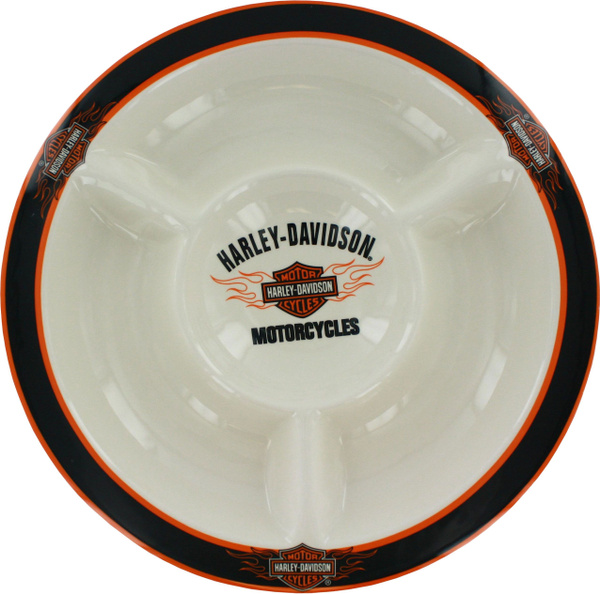 Harley-Davidson Flame Logo Chip & Dip Plate | Wish