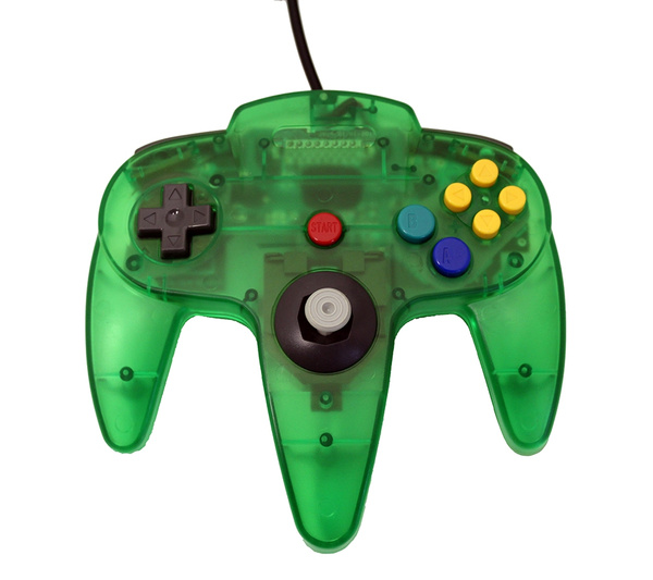 Transparent Green Replacement Controller for Nintendo N64 by Mars ...