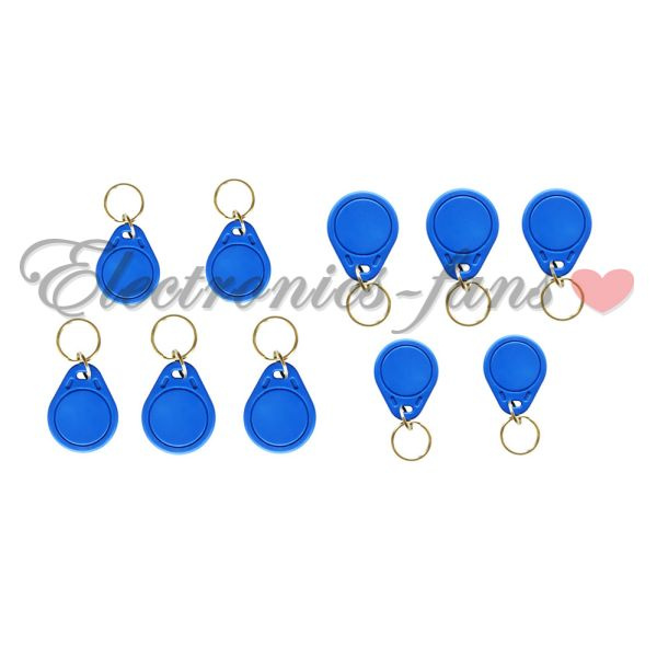 10PCS UID Keyfob Changeable Compatible MCT Block Direct Writable MF ...