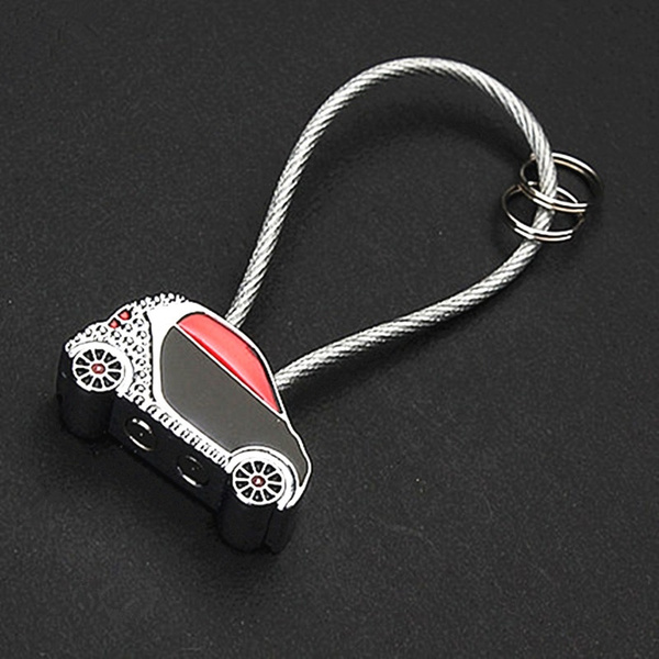 Stainless Steel Smart Car Key Chain for Smart fortwo 451 453 forfour ...