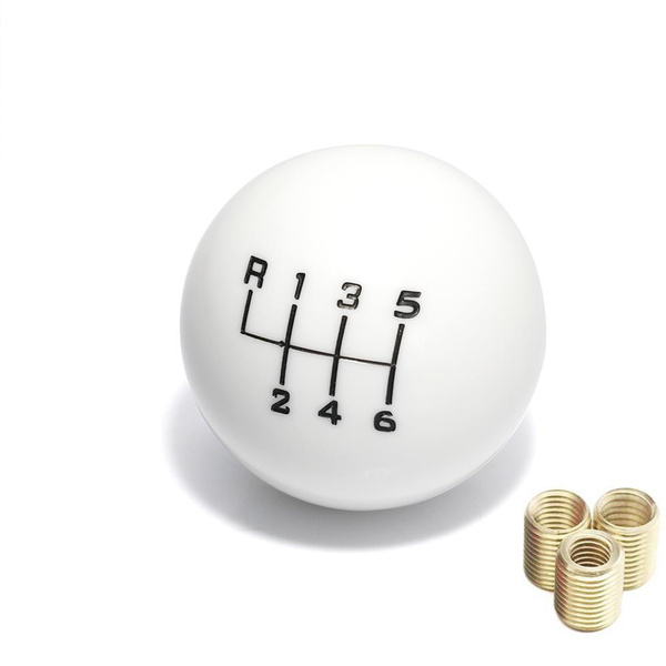 6 Speed Ball Style Acrylic Manual Gear Shift Knob for TOYOTA COROLLA ...