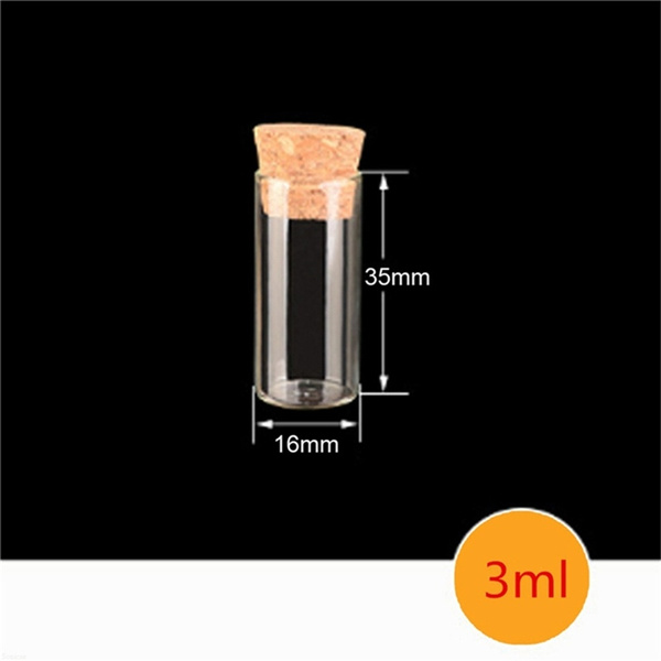 Borosilicate Lab Tubes Small Glass Test Tubes With Cork Stopper ...