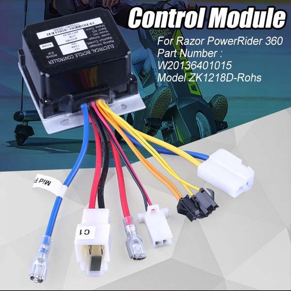 Control Module for Razor PowerRider 360, Part Number: W20136401015 ...
