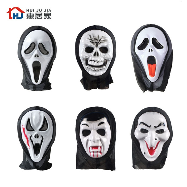 Halloween Scary Mask Skull Mask Full Face Creepy Horror Masks Ghost ...