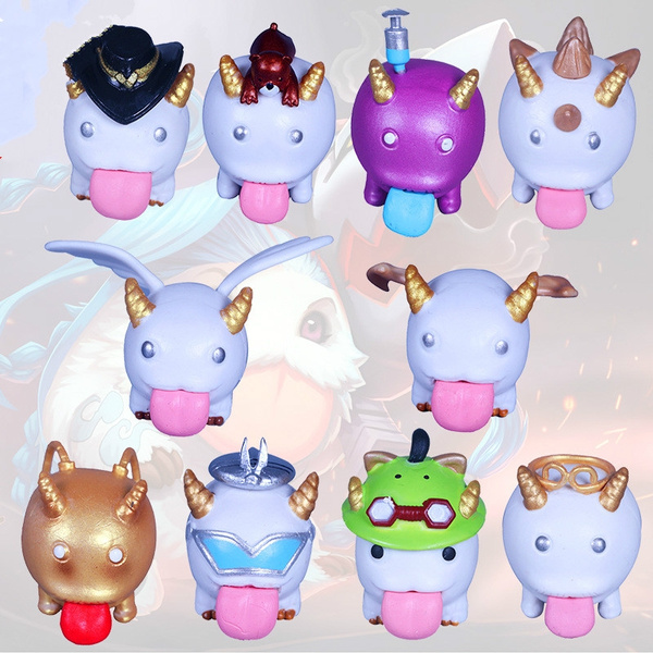 LOL Poro Doll Cake Landscape Accessories Cute Poro Teemo Decoration | Wish