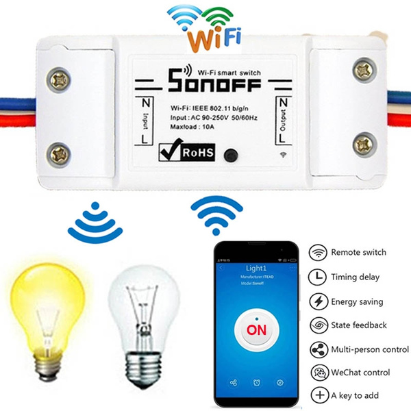 Snoff Mounting Wireless Control WIFI Smart Switch intellige Home Light ...