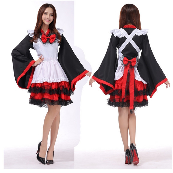 Anime Japanese kimono Uniform Animation Cosplay Costume Fantasy Project ...