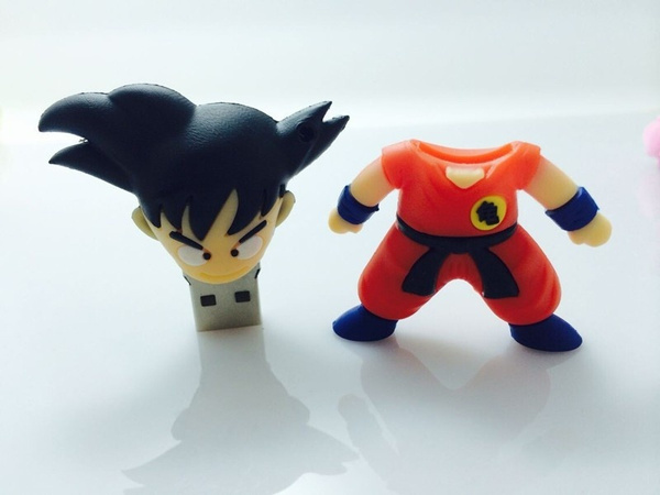 Dragon Ball Cartoon USB Flash Drive SON GOKU Plastic Usb Pen Drive Usb ...