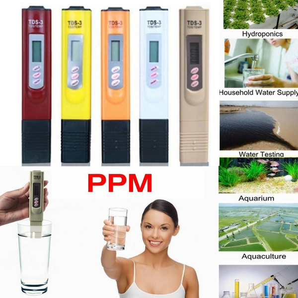 Digital LCD TDS Water Tester Meter Water Quality Ppm Purity Filter -CCY ...