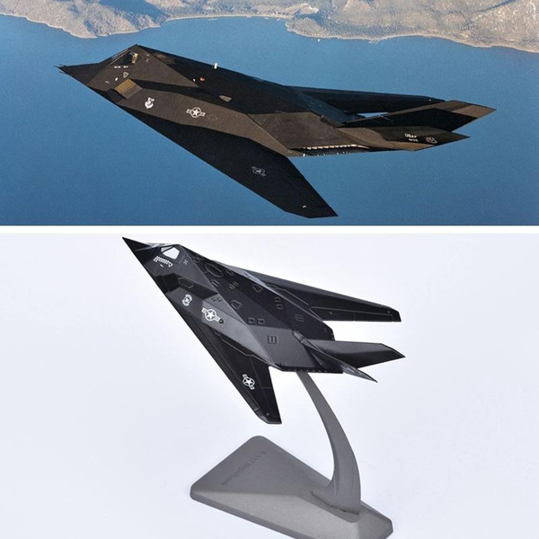1:144 Scale Military Model Lockheed F-117 Nighthawk Stealth Attack ...