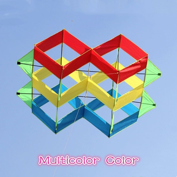 47-In Power Box 3D Kite /Single Line Outdoor Fun Sports Stunt Kites ...