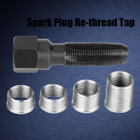5Pcs Carbon Steel Spark Plug Re-thread Tap Tools | Wish