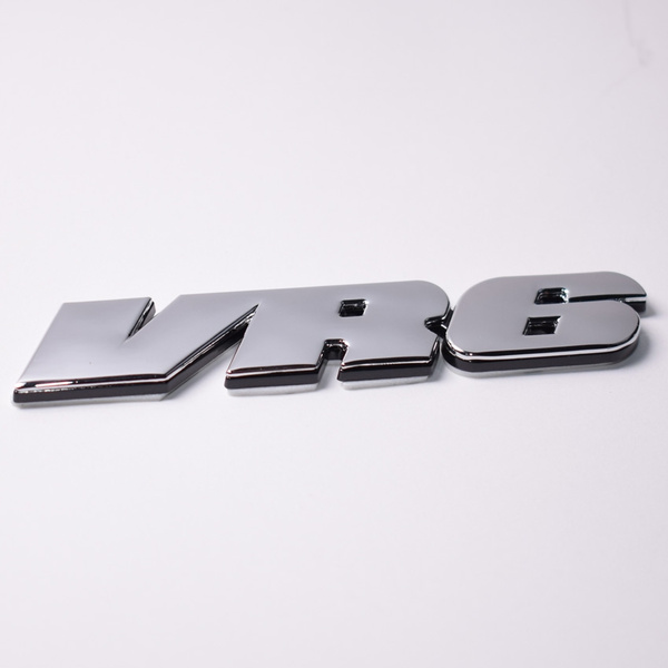 1x Auto Car New Chrome Metal VR6 Rear Trunk Emblem Badge Styling Body ...