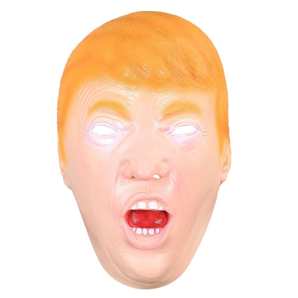 President Donald Trump Celebrity Latex Mask Face Costume Cosplay Party ...
