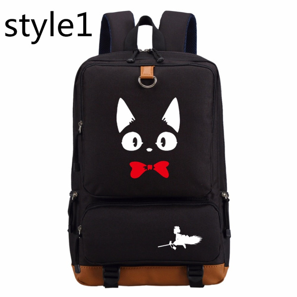 Kiki's Delivery Service cute lovely cat backpack teenagers Men women's ...