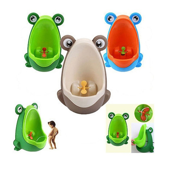 Frog Kids Urinal for Boys Pee Trainer Bathroom Children Potty Toilet ...