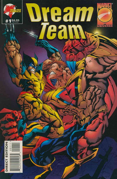 Dream Team #1 VF/NM ; Malibu comic book | Wish