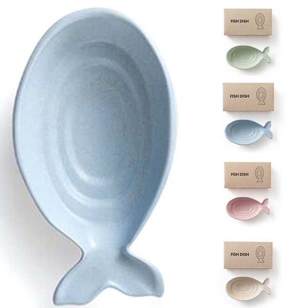 Fish Shape Plate Saucers Sauce Dish Snack Dish Multifunction Vinegar ...