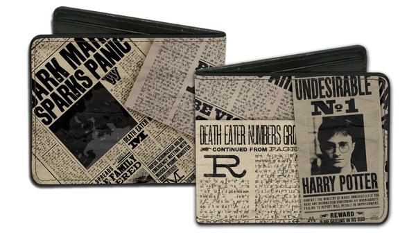 Harry Potter Newspaper Headlines Bi-Fold Wallet | Wish