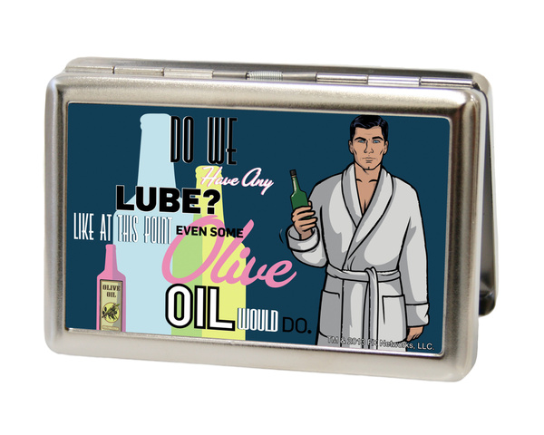 Archer "Do We Have Any Lube?" Large Business Card Holder | Wish