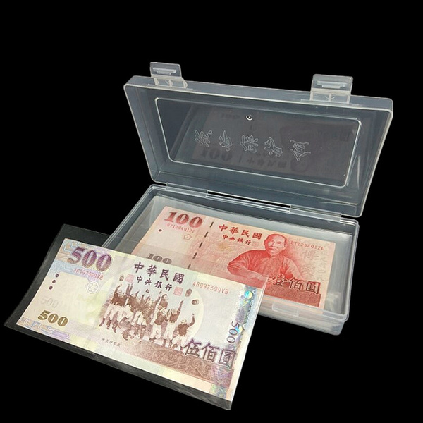 100Pcs Paper Money Album Currency Banknote Case Holder Storage ...