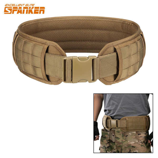 EXCELLENT ELITE SPANKER Military Waist Belt Multi-Purpose Molle Padded ...