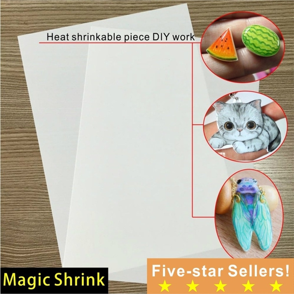 Magic Shrink DIY materials Transparent and translucent Heat shrinkable ...