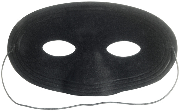Loftus Cowboy Dastardly Bandit Bad Guy Half Mask, Black, One Size | Wish