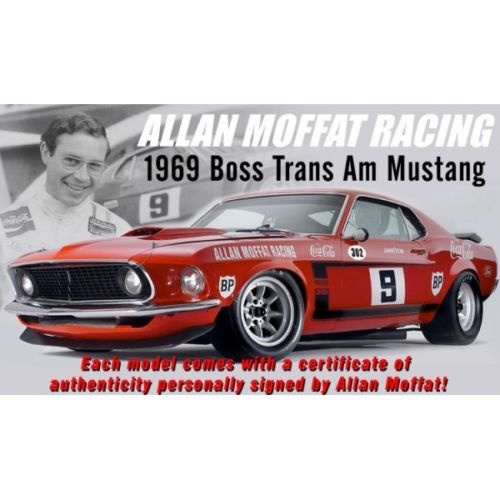 1969 Ford Mustang Boss 302 Trans Am #9 Coca Cola Ltd Ed w/ Certificate ...