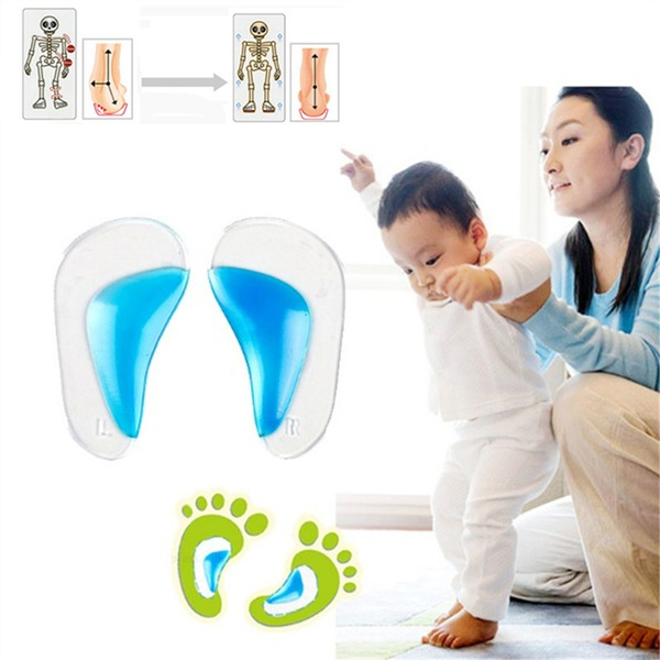 Kids Gel Orthotic Orthopedic Insoles for Children Shoes Flatfoot ...