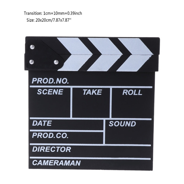 Film Director's Clapper Board HOLLYWOOD Movie Scene Clapboard ...