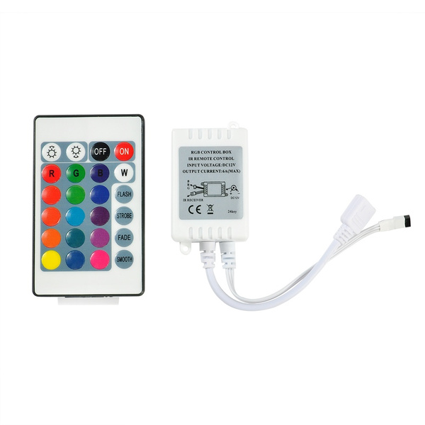 New IR Box Remote Controller 24 Keys for DC 12V RGB LED Light Strip | Wish