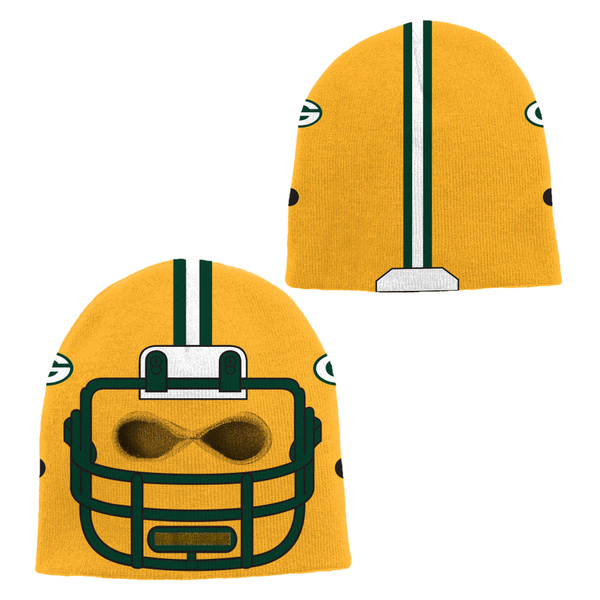 Green Bay Packers Kids Knit Helmet Hat | Wish