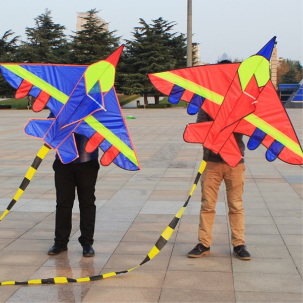 Outdoor Fun Sports New Plane /Aircraft Kite / Fighter with Handle and ...