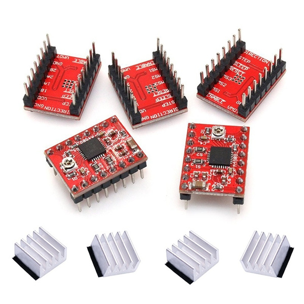 A4988 Stepper Motor Driver Module 3D Printer Polulu StepStick Ramps ...